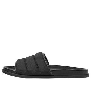 Gucci Padded Logo Slides - Black