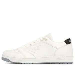 Prada District Leather Sneakers - White
