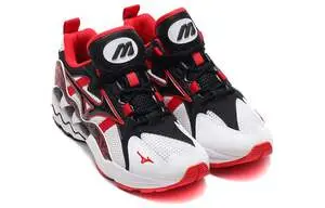 Mizuno Wave Rider 1 "splatter" Athletic Sneakers - Red