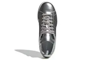 Adidas Stan Smith Metallic Leather Sneakers - Silver