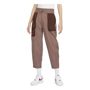 Nike City Utility High-waist Woven Pants - Brwon