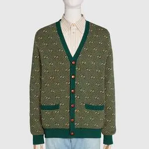 Gucci Gg Striped Wool Cardigan