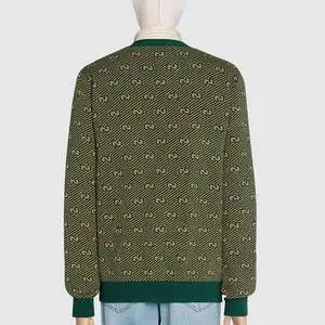 Gucci Gg Striped Wool Cardigan