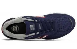 NEW BALANCE 990v4 Made In Usa Athletic Sneakers - Blue