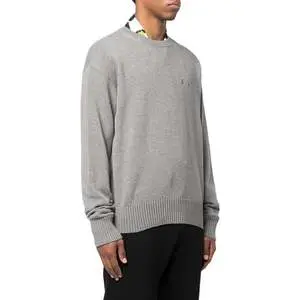 Off-White Logo Embroidered Knitted Jumper