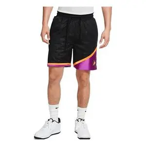 Nike Mesh Basketball Shorts With Contrasting Panels - Black/purple