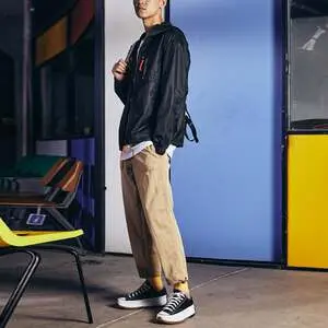 CONVERSE Retro Casual Hooded Jacket