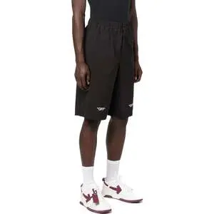 Off-White Elasticated Waistband Logo Shorts