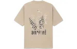 LI-NING Badfive Limited Series Cartoon Pattern Loose Round Neck Short Sleeve