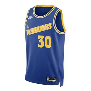 Nike Golden State Warriors Stephen Curry #30 2022/23 Hardwood Classic Swingman Jersey - Blue/yellow