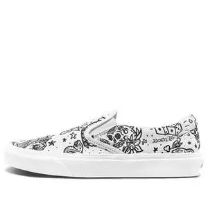VANS Vans Classic Slip-On 'U-Color' Low Top Sneakers White/black