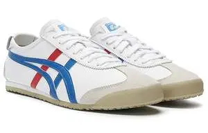 Onitsuka Tiger Mexico 66 Vintage Style Lace-up Sneakers - White/blue