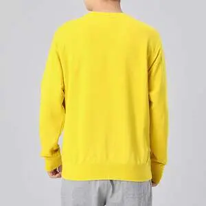 Nike Club Solid Color Round Neck Sports - Yellow
