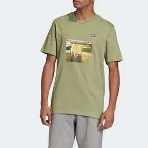 Adidas Originals Originals Photo Tee Printing Short Sleeve - Green