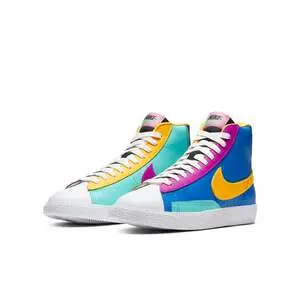 Nike Blazer Mid 'aurora Purple Orange' Casual Sneakers