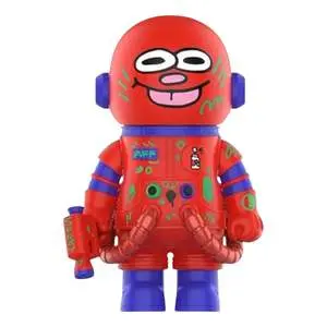 POP MART Mega Space Molly 400% Jon Burgerman Space Cadets 'puff - Multi-color
