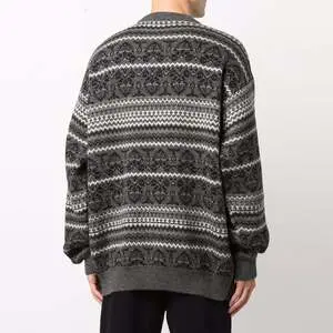 Balenciaga Fair Isle Crewneck Sweater