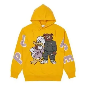 PALACE Drop Shoulder Hoodie - Yellow