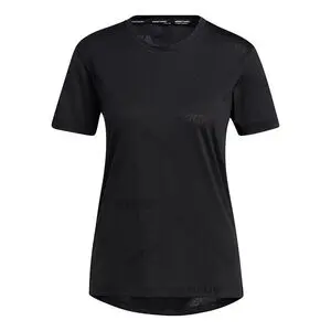 Adidas Aeroknit Tee Solid Color Round Neck Short Sleeve T-shirt - Default Color