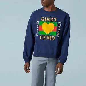 Gucci Cotton Jersey Sweatshirt With Graphic Print