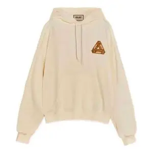 Gucci X Palace Tri-ferg Gg Patch Hoodie - Cream White/brown