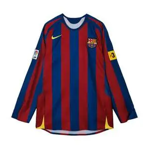 Nike Fc Barcelona 2005/06 Ronaldinho #10 Home Jersey