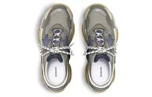 Balenciaga Triple S Mules - Grey/white/blue