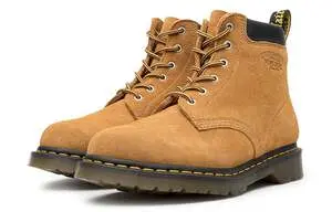 Dr. Martens Stussy X 939 Suede Ankle Boots - Yellow