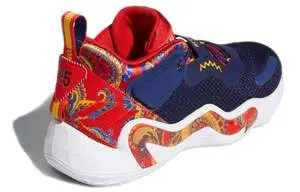 Adidas Bel-air Athletics X D.o.n. Issue #3 Gca Wide 'the Blazer' Sneakers - Blue/red