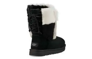 UGG Classic Short Patchwork Fluff Boots