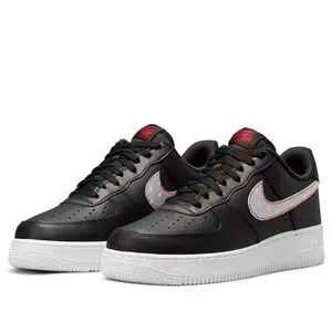 Nike Force 1 '07 Sneakers - Black/red