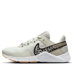 Nike Legend Essential 2 Premium Leopard Print Sneakers - Creamgray/leopard