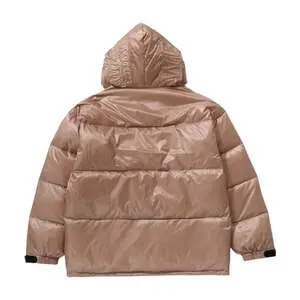 A BATHING APE Shark Hooded Down Jacket - Beige