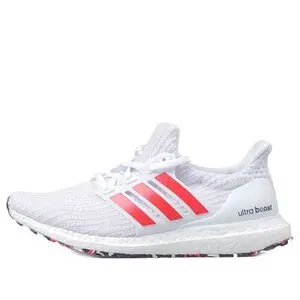 Adidas Ultraboost 4.0 "active Red Stripes" Sneakers - White
