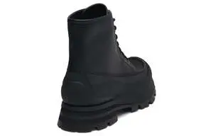 Alexander McQueen Lace-up Combat Boots - Black