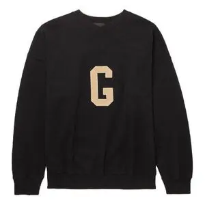 Fear Of God C Logo Sweatshirt 'black Tan