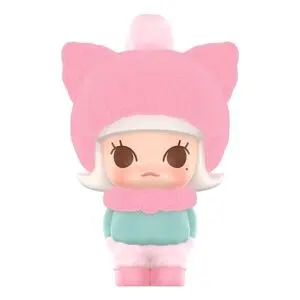 POP MART Pop Bean Fluffy And Cozy Figure "molly Fuzzy Kitty - Multi-color