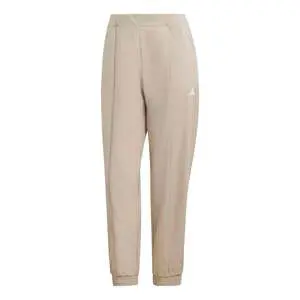 Adidas Logo Aeroready Train Essentials Woven Pants - Beige
