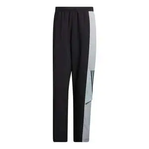 Adidas Neo Splicing Elastic Waistband Straight Sports Pants/trousers/joggers Black - Default Colorway