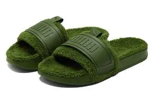 PUMA Leadcat Ylm Slide Winter Slipper - Green