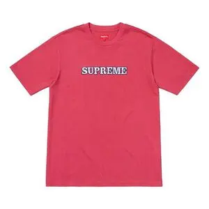 Supreme Fw18 Floral Logo Tee Dusty Red Logo Tee