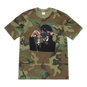 Supreme Ss19 Creeper Tee Woodland Camo - Green
