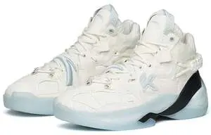 ANTA Klay Thompson "cream White Deconstructed" Sneakers - Beige/black/blue
