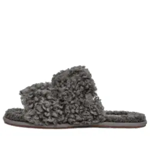 UGG Maxi Curly Scuffetta Slipper - Grey