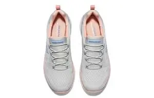 Sketchers Summits Perfect Views Athletic Sneakers - Grey/orange