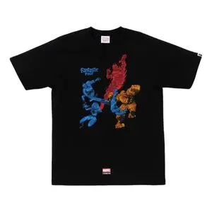 A BATHING APE X Marvel The Fantastic 4 T-shirt - Black