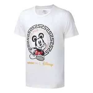 Adidas Neo X Disney Collaboration Mickey Mouse Graphic T-shirt - White