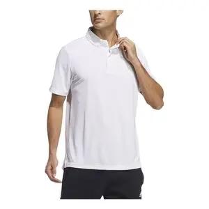 Adidas Solid Color Athleisure Casual Sports Short Sleeve Polo Shirt White - Multi-color