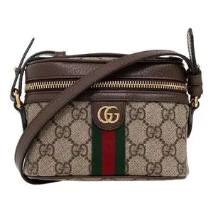 Gucci Ophidia Gg Top Handle Mini Bag - Beige/brown