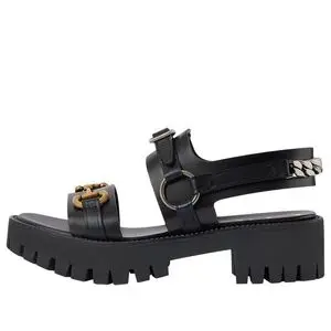 GUCCI Gucci Leather Sandals With Horsebit Detailing